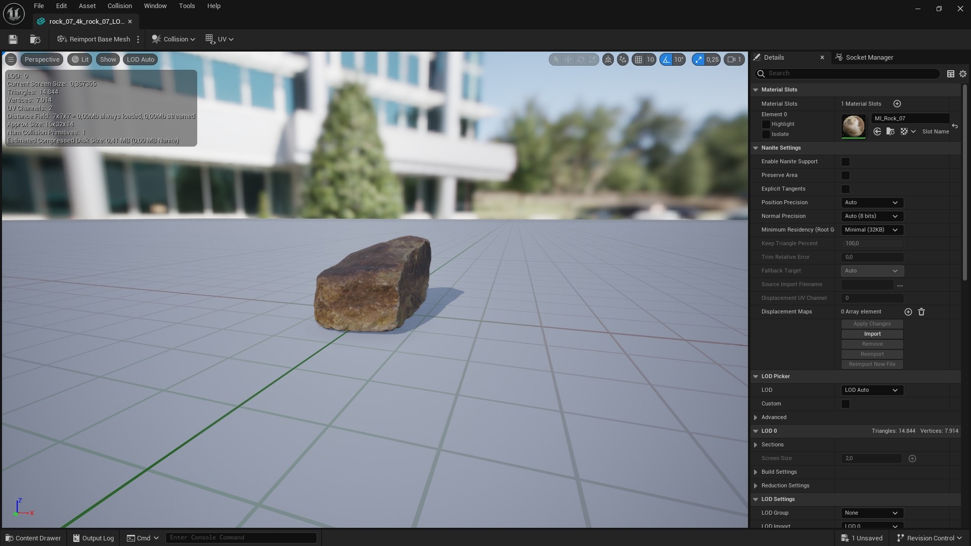 Rock 07 – Unreal/Assetstore